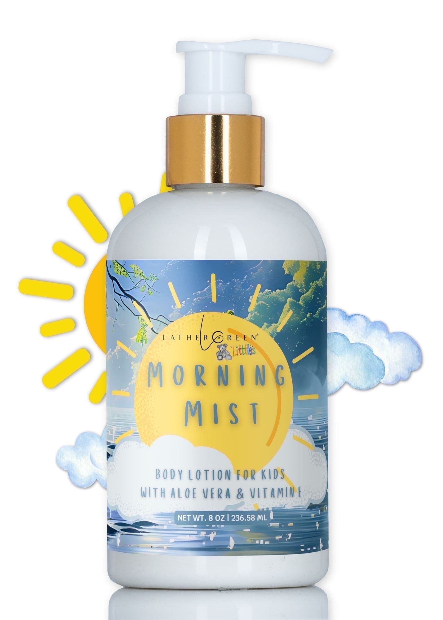 Morning Mist Kids Natural Body Lotion – Gentle Hydration for Sensitive ...