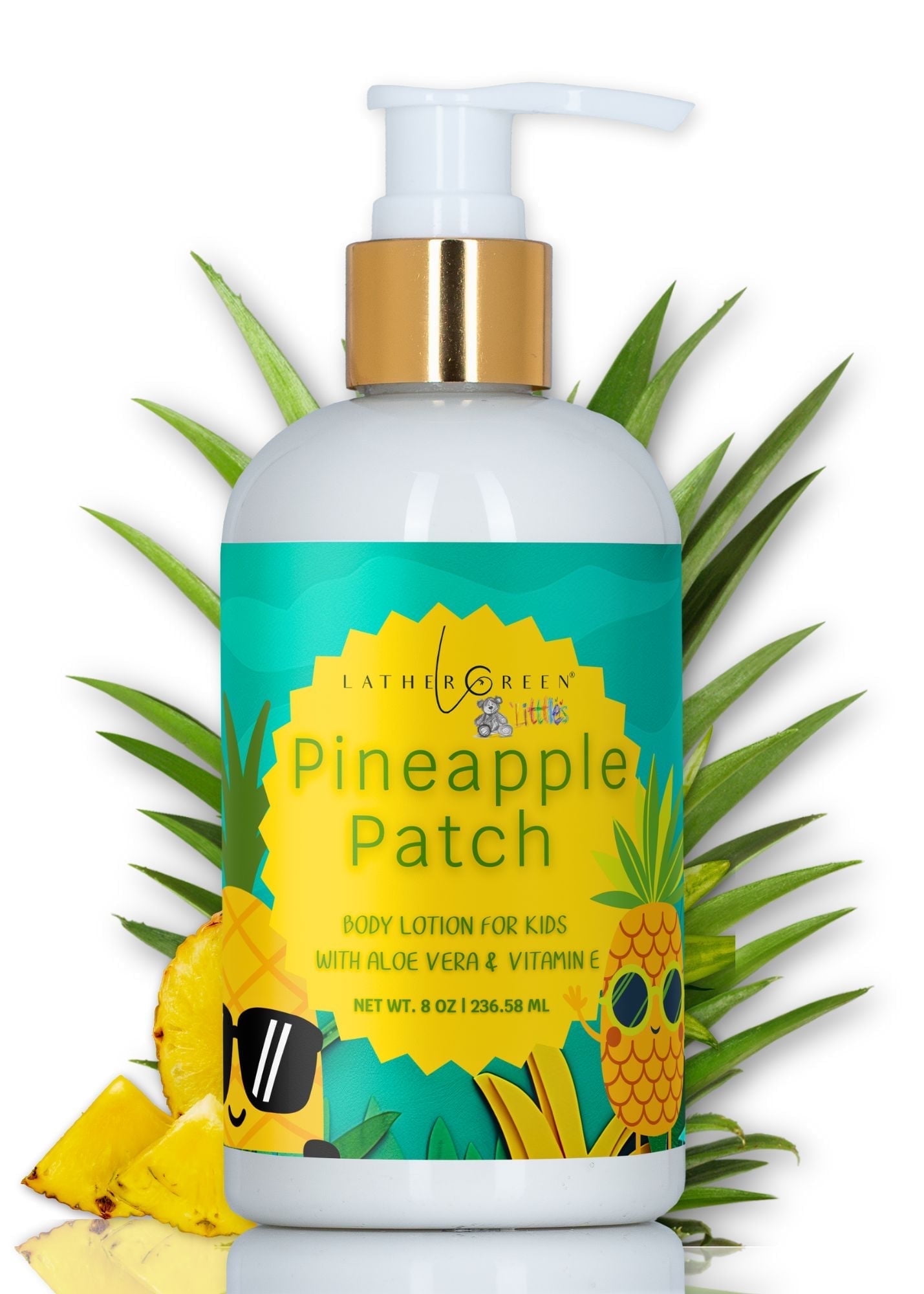 Pineapple Patch Kids Natural Body Lotion – Gentle Hydration for Sensitive Skin - 8 fl oz by ...