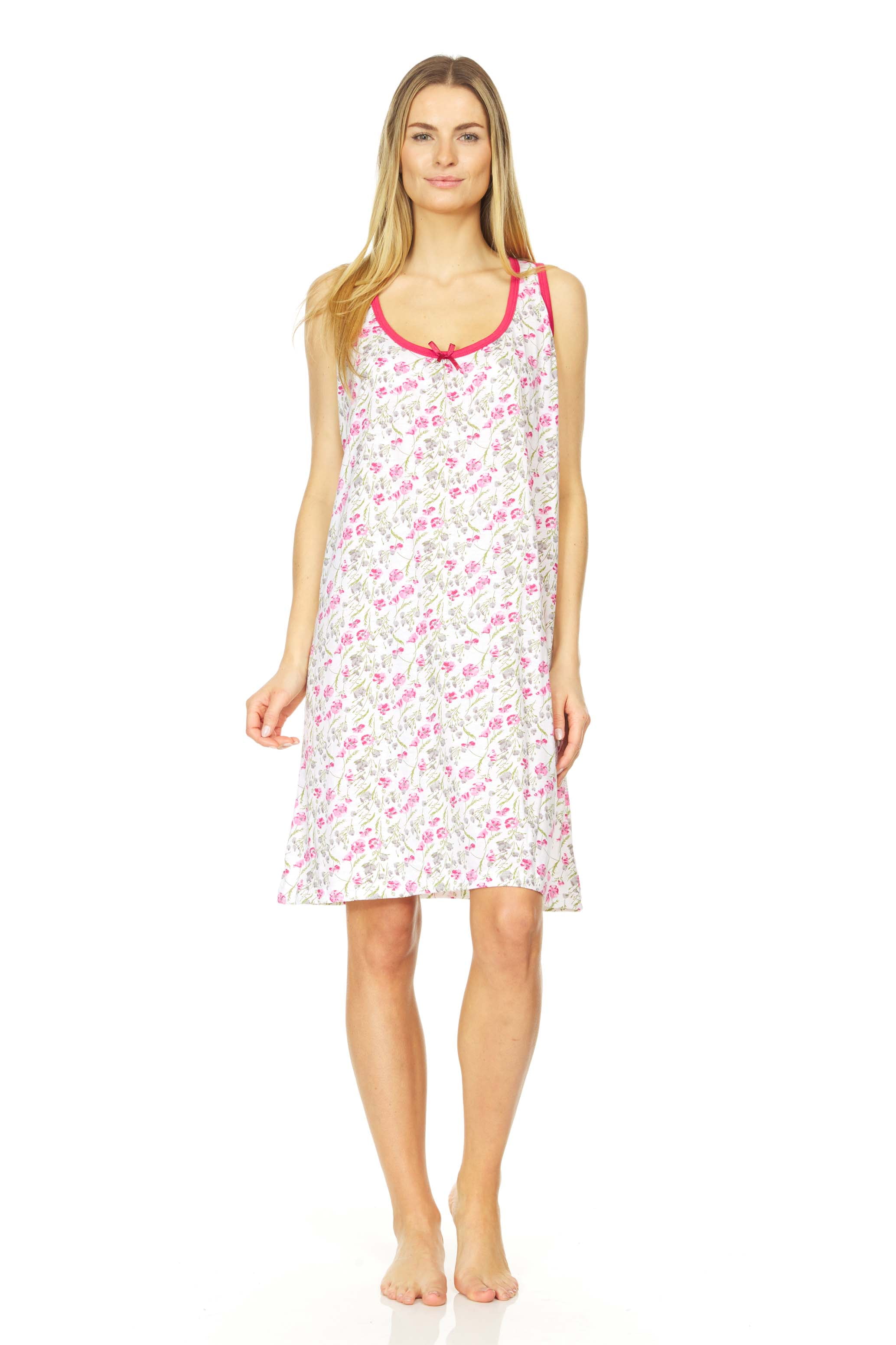 Lati Fashion Women Nightgown Sleeveless Female Nightgowns & Sleepshirts ...