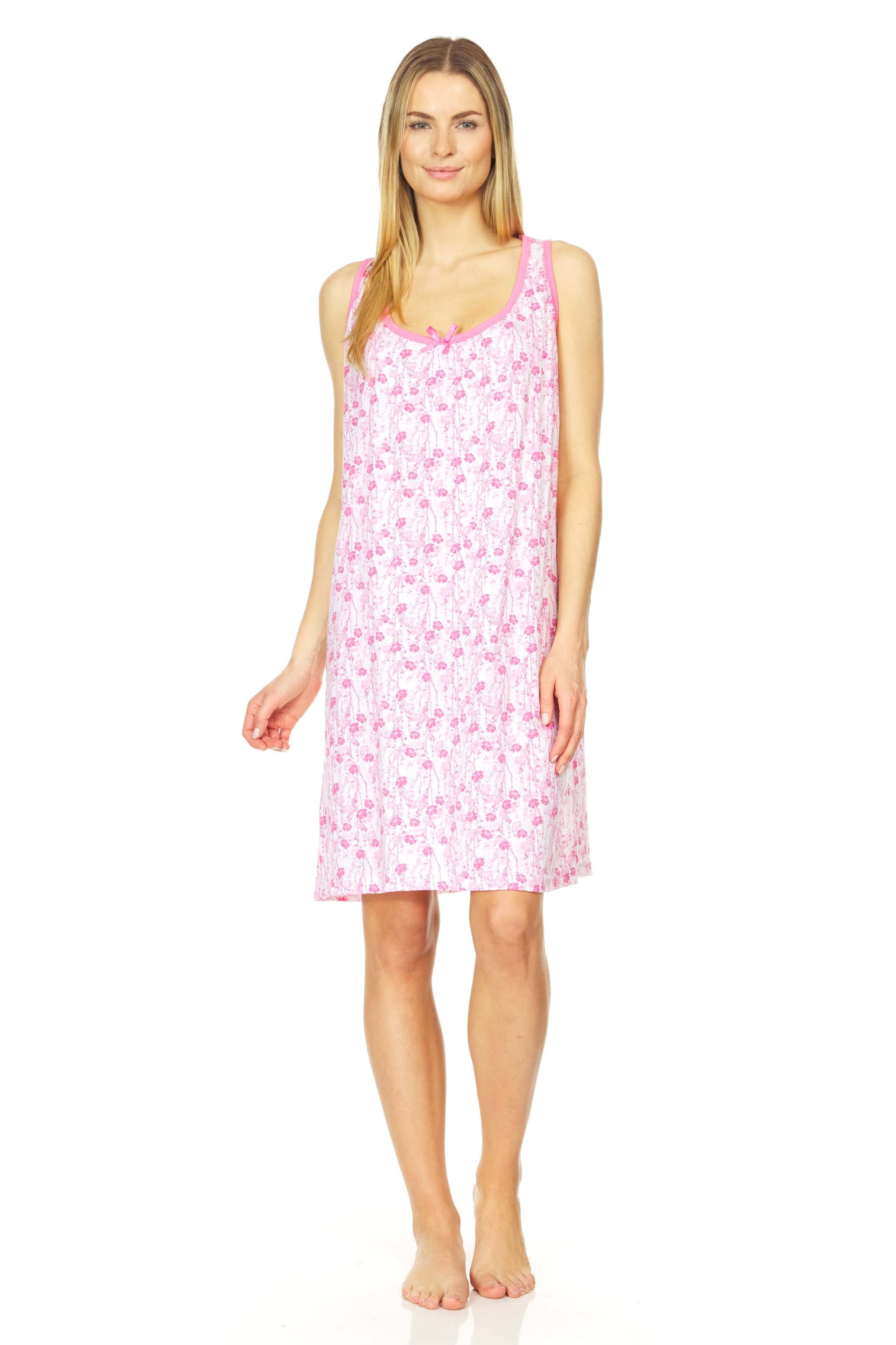 Lati Fashion Women Nightgown Sleeveless Female Nightgowns & Sleepshirts ...