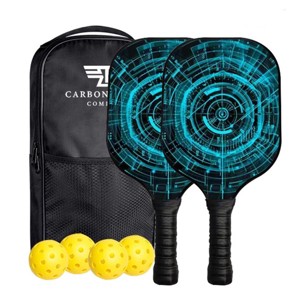 Latiable Upgraded Pickleball Paddles, Fiberglass Pickle Ball Set with 2 ...