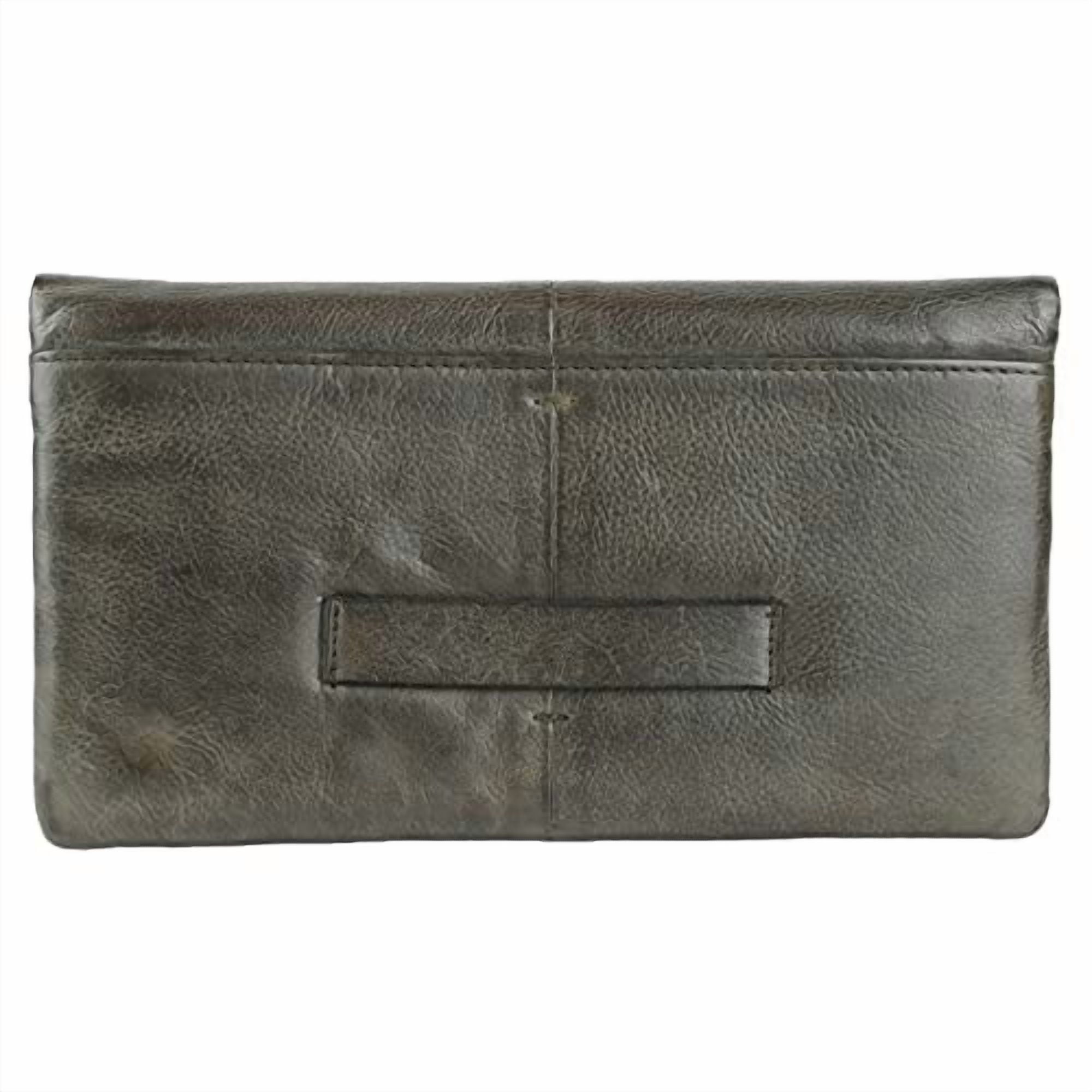 Latico Women’s Terry Leather Wallet Handcrafted Clutch - Bills, IDs ...