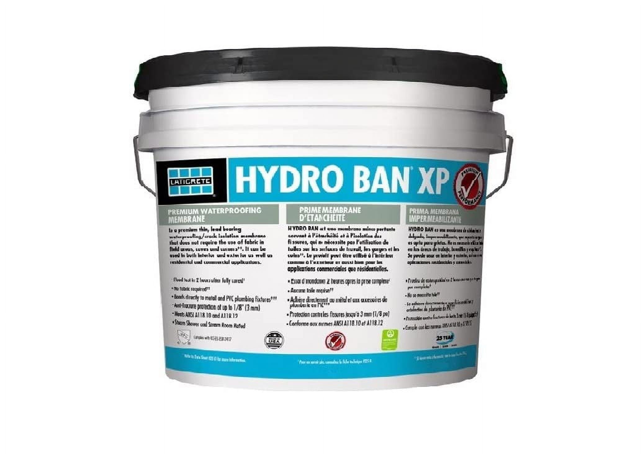 Laticrete Hydro Ban XP Waterproof Self-Curing Liquid Anti-Fracture ...