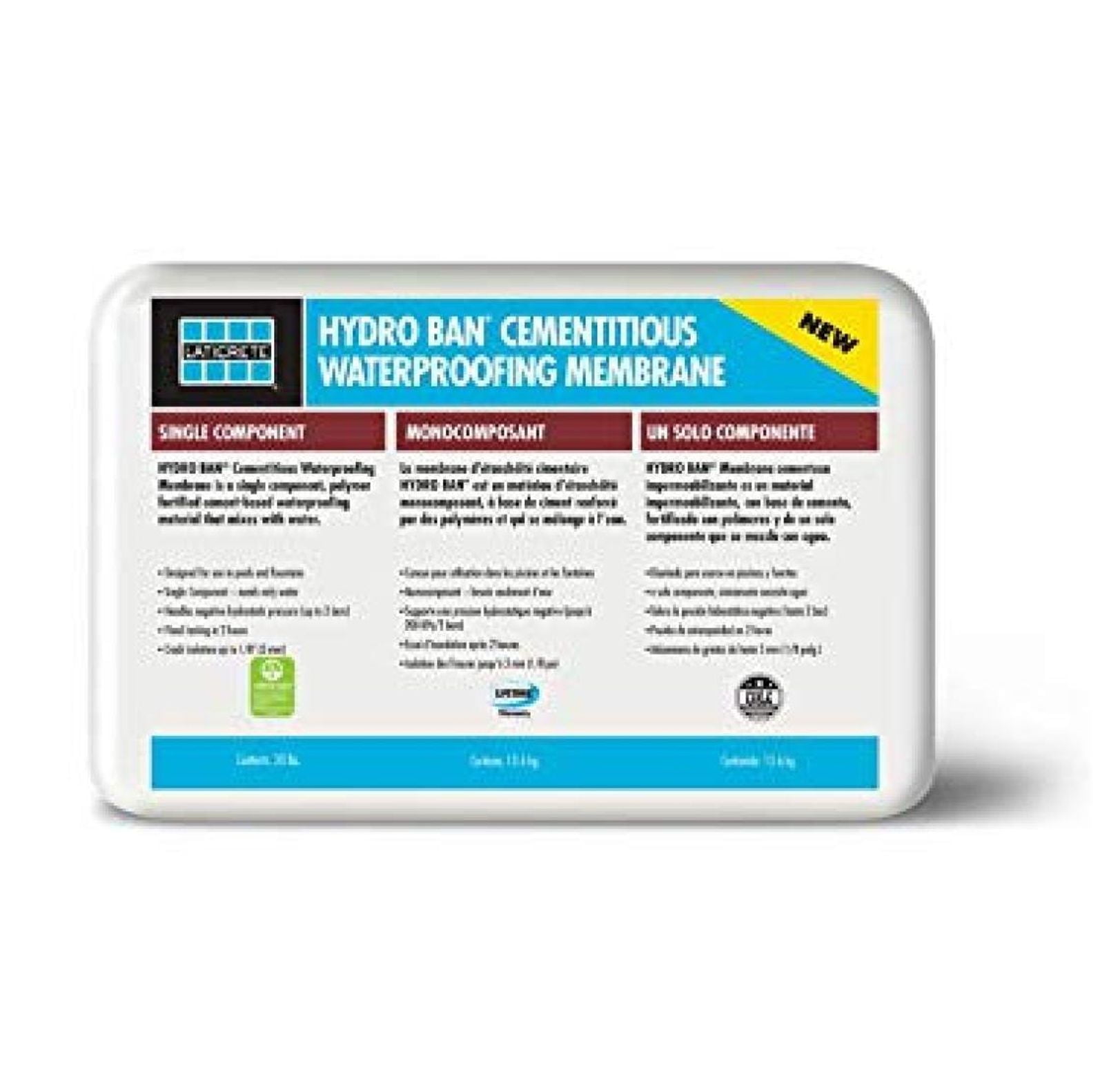 Laticrete Hydroban Cementitous Waterproofing Membrane - Walmart ...