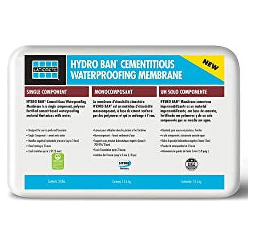 Laticrete Hydroban Cementitous Waterproofing Membrane - Walmart.com
