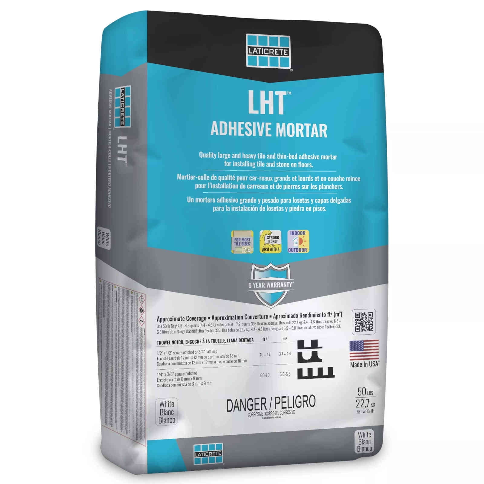 Laticrete LHT Large Heavy Tile Mortar (50 Pound Bag) - Walmart.com