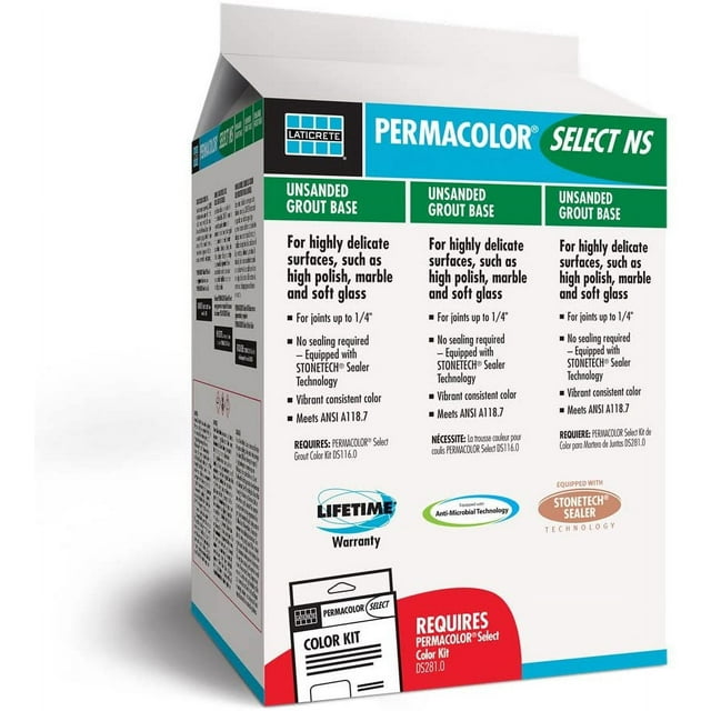 Laticrete Permacolor Select NS Grout Base, High Performance Tile Filler ...