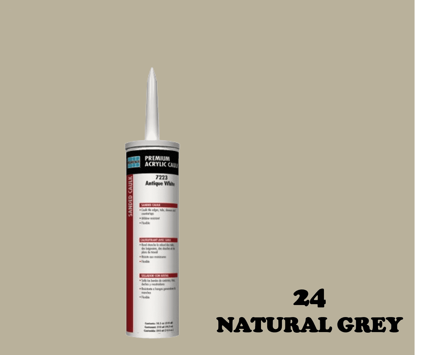 Laticrete Premium Acrylic Caulk, Sanded Natural Grey #24 - Walmart.com