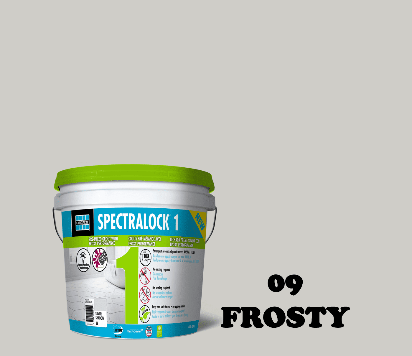 Laticrete Spectralock 1 Pre-Mixed Grout - 1 Gallon - FROSTY - Walmart.com