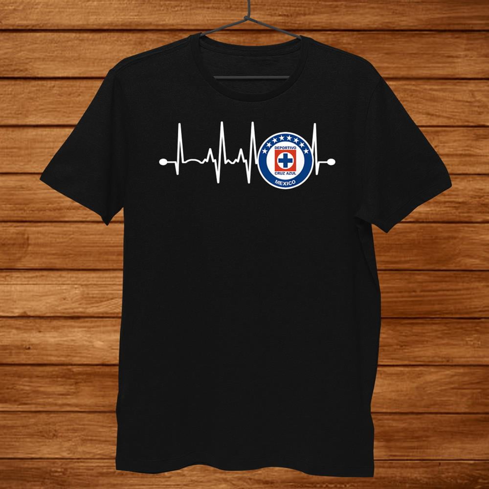 Latido Cruz Azul Shirt Orgullo Mexicano Men Gift Black Unisex T-Shirt ...