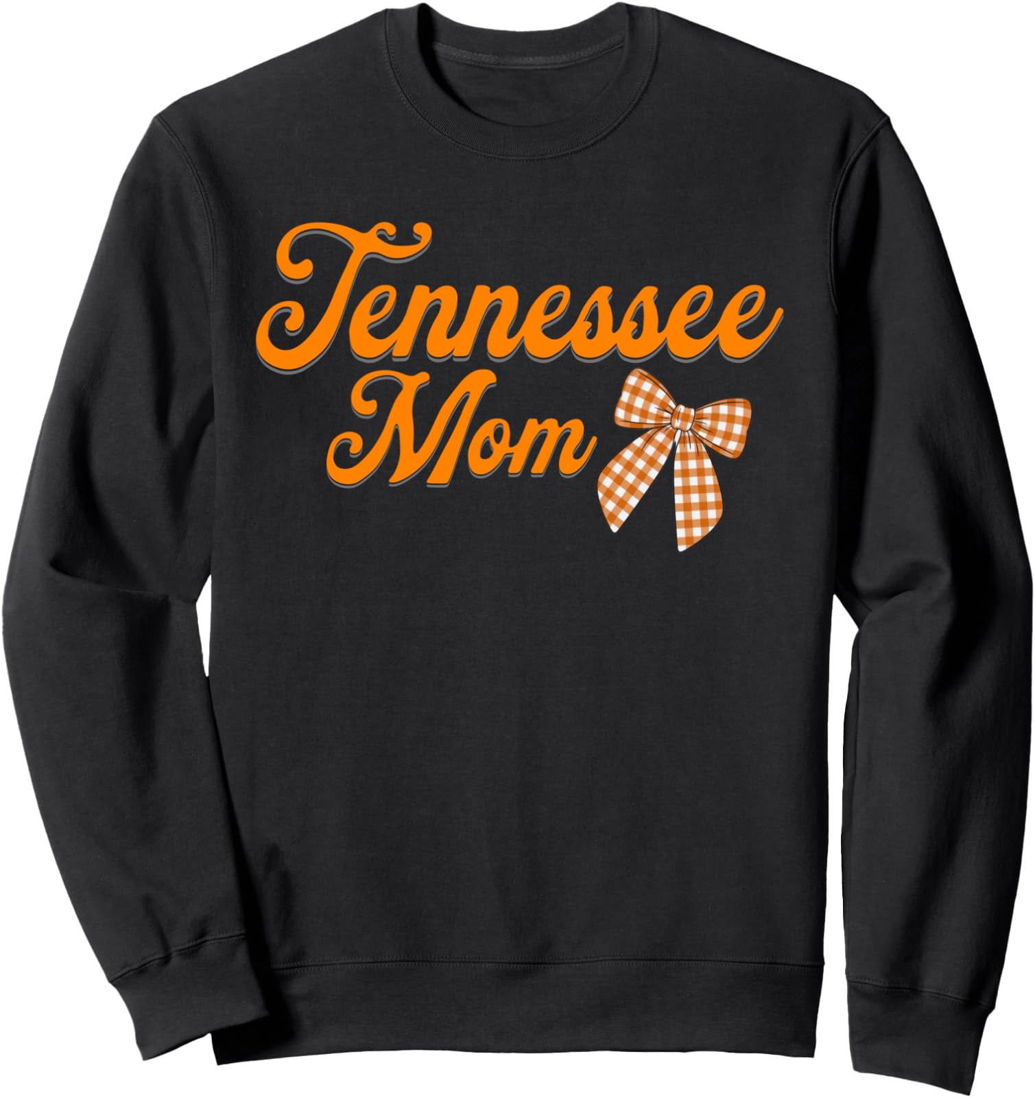 Latimore Cute Tennessee Mom With Bow – Orange And White Checkered ...