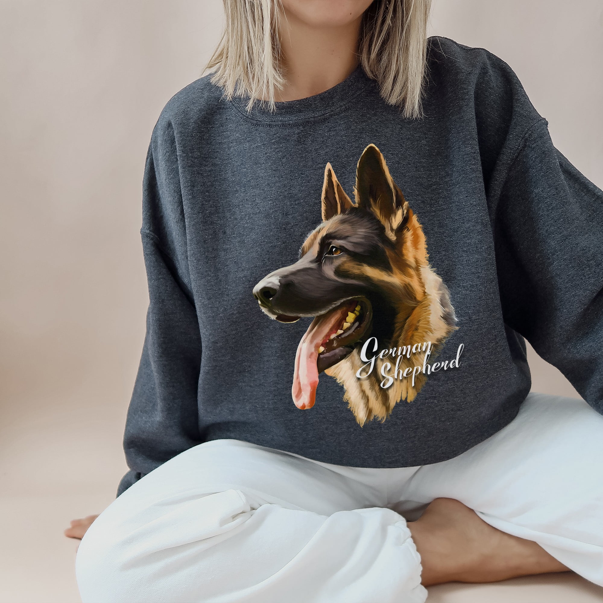 Latimore German Shepherd Sharp Look Sweatshirt - Dog Lovers Edition ...