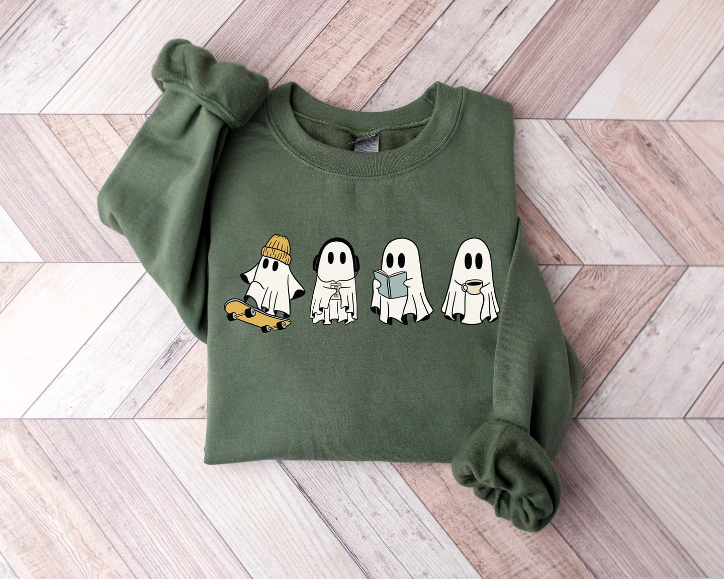 Latimore Happy Holiday Ghost Sweatshirt, Ghost Shirt, Fall Sweatshirt ...