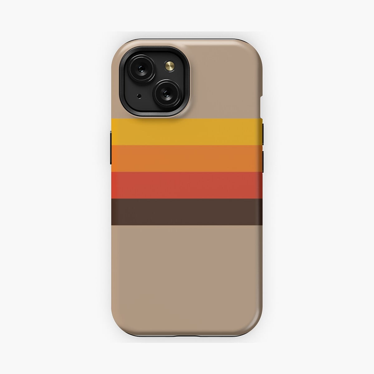 Latimore Protective iPhone Case 70s Retro Sunset Stripes Colorful Phone ...