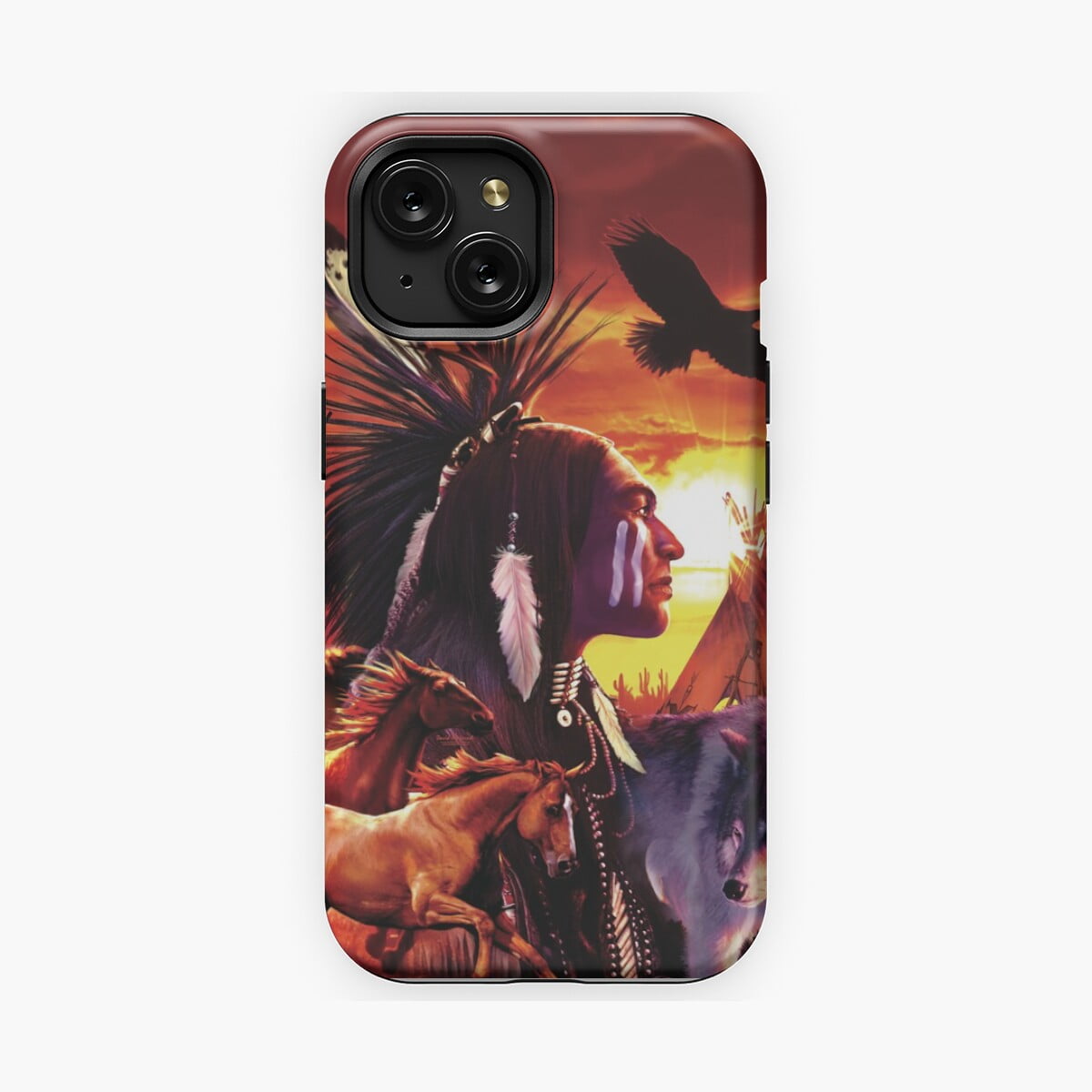Latimore Protective iPhone Case Brave Quote Minimalist Phone Case IP 14 ...