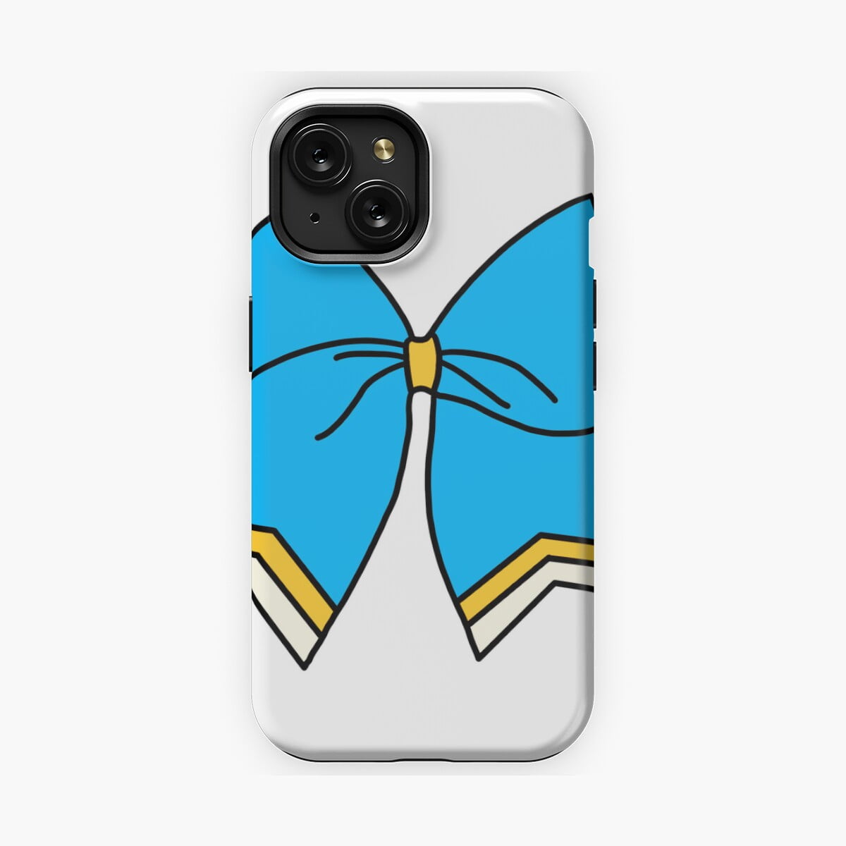 Latimore Protective iPhone Case Cheer Bow Blue and Yellow Phone Case ...