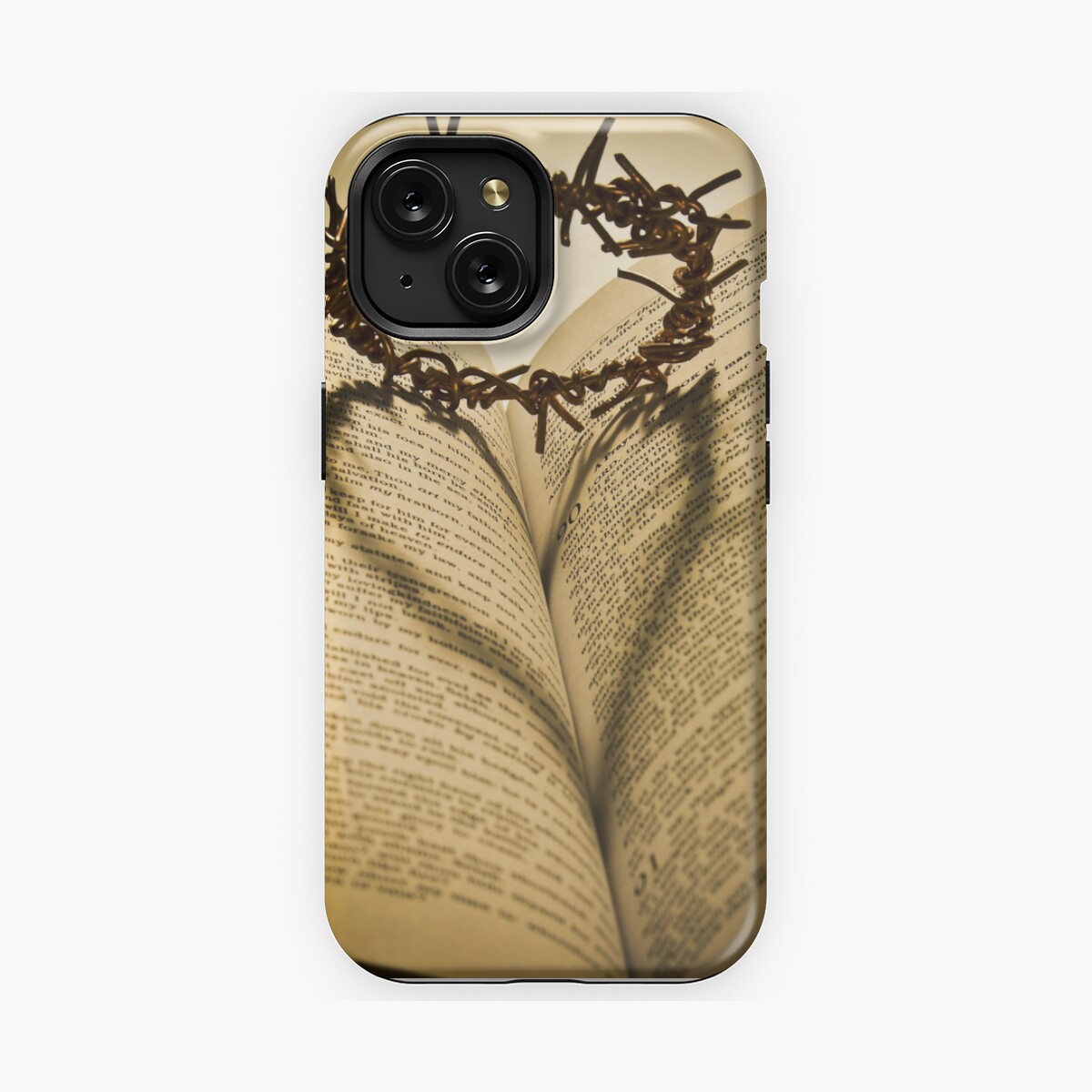 Latimore Protective iPhone Case Crown of Thorns with Open Bible ...