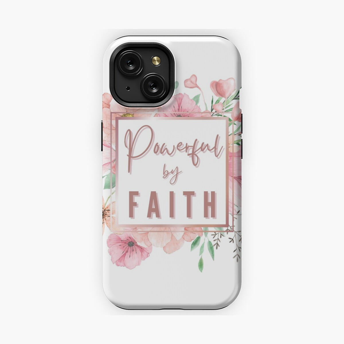 Latimore Protective iPhone Case Elegant Rose Gold Faith Inspired Phone ...