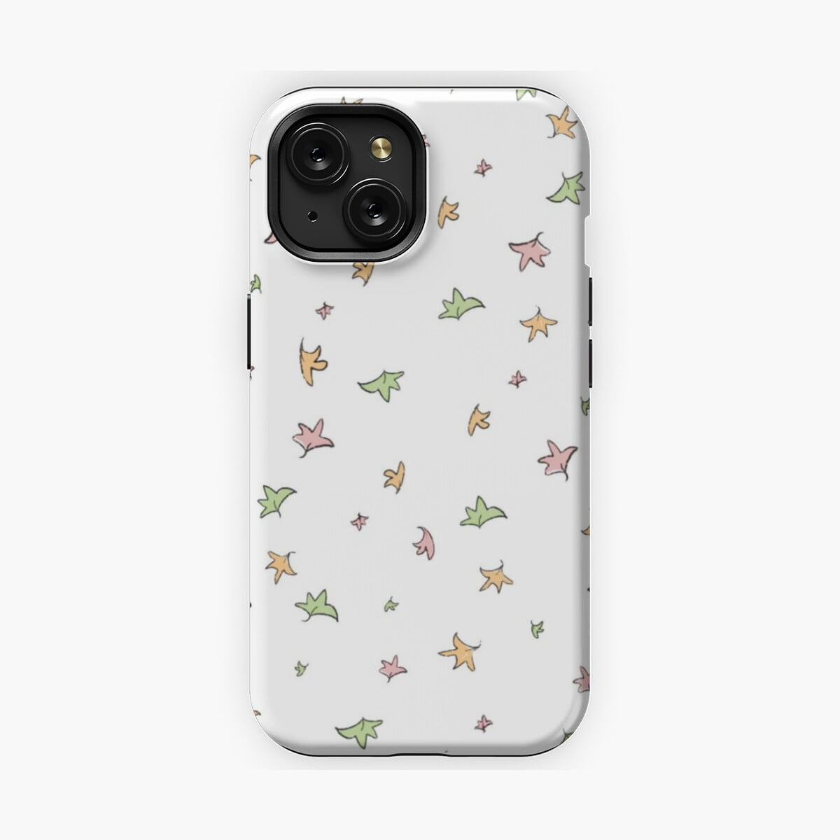 Latimore Protective iPhone Case Green Leaves Pattern Illustration ...