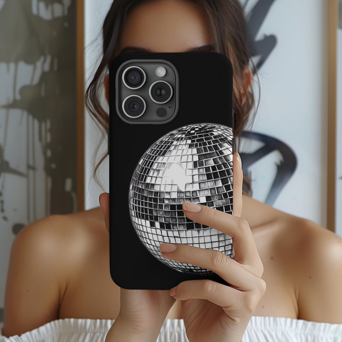Latimore Protective iPhone Case Mirrorball Phone Case Disco Ball Y2K ...