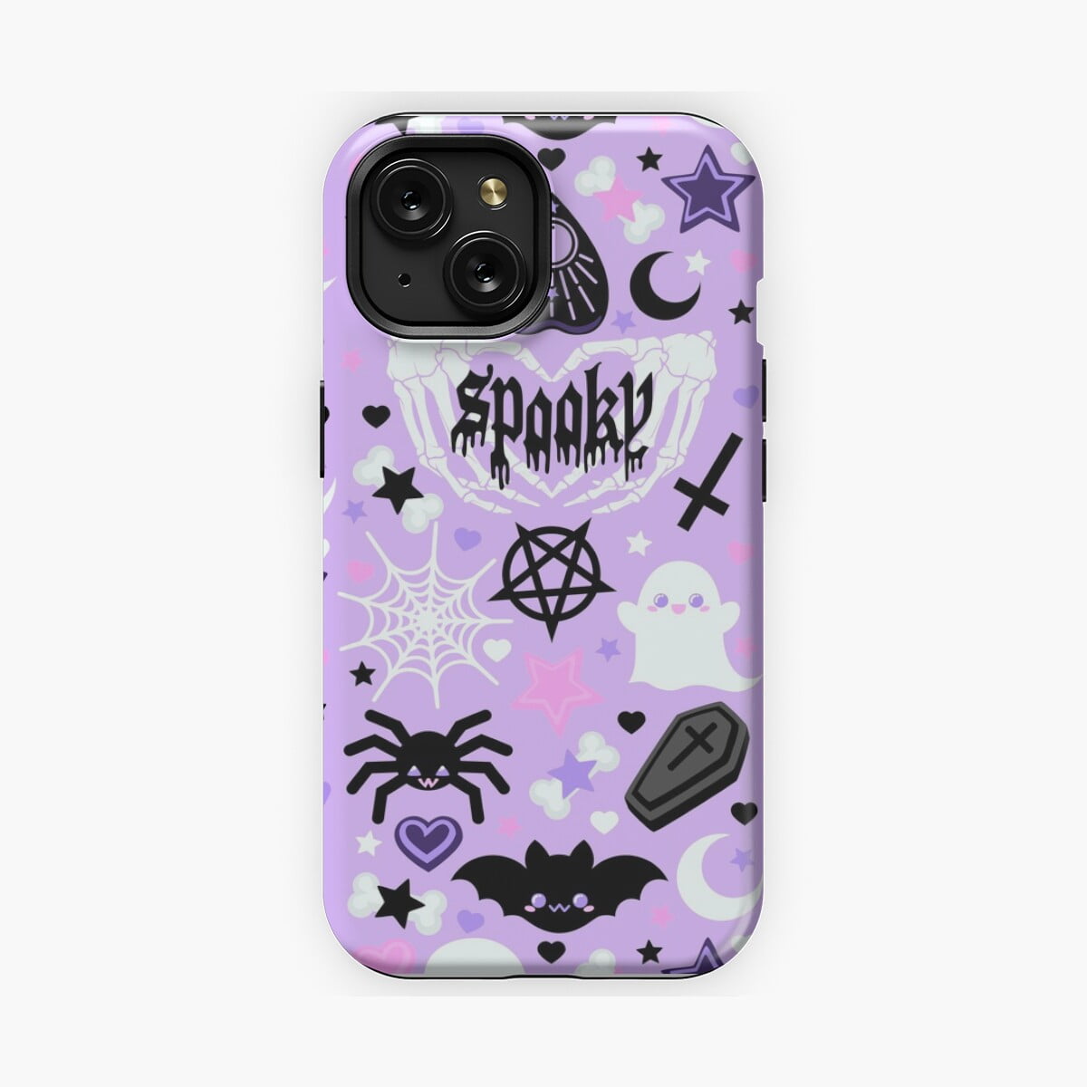 Latimore Protective iPhone Case Pastel Goth Phone Case with Soft Dark ...