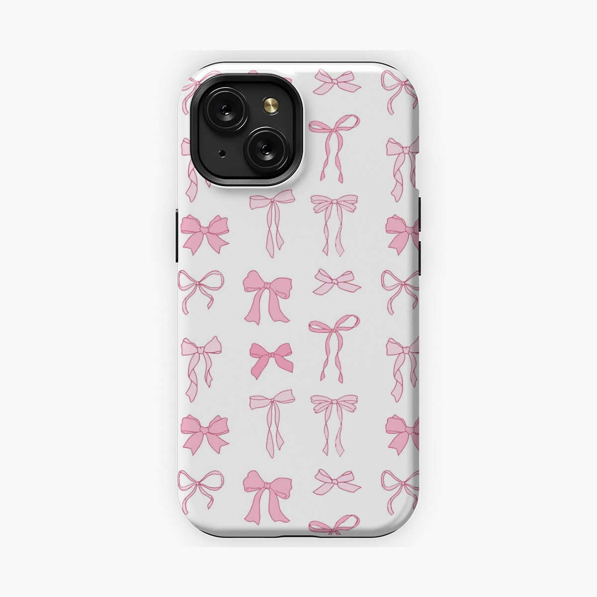 Latimore Protective iPhone Case Pink Bow Sticker Pack Phone Case with ...