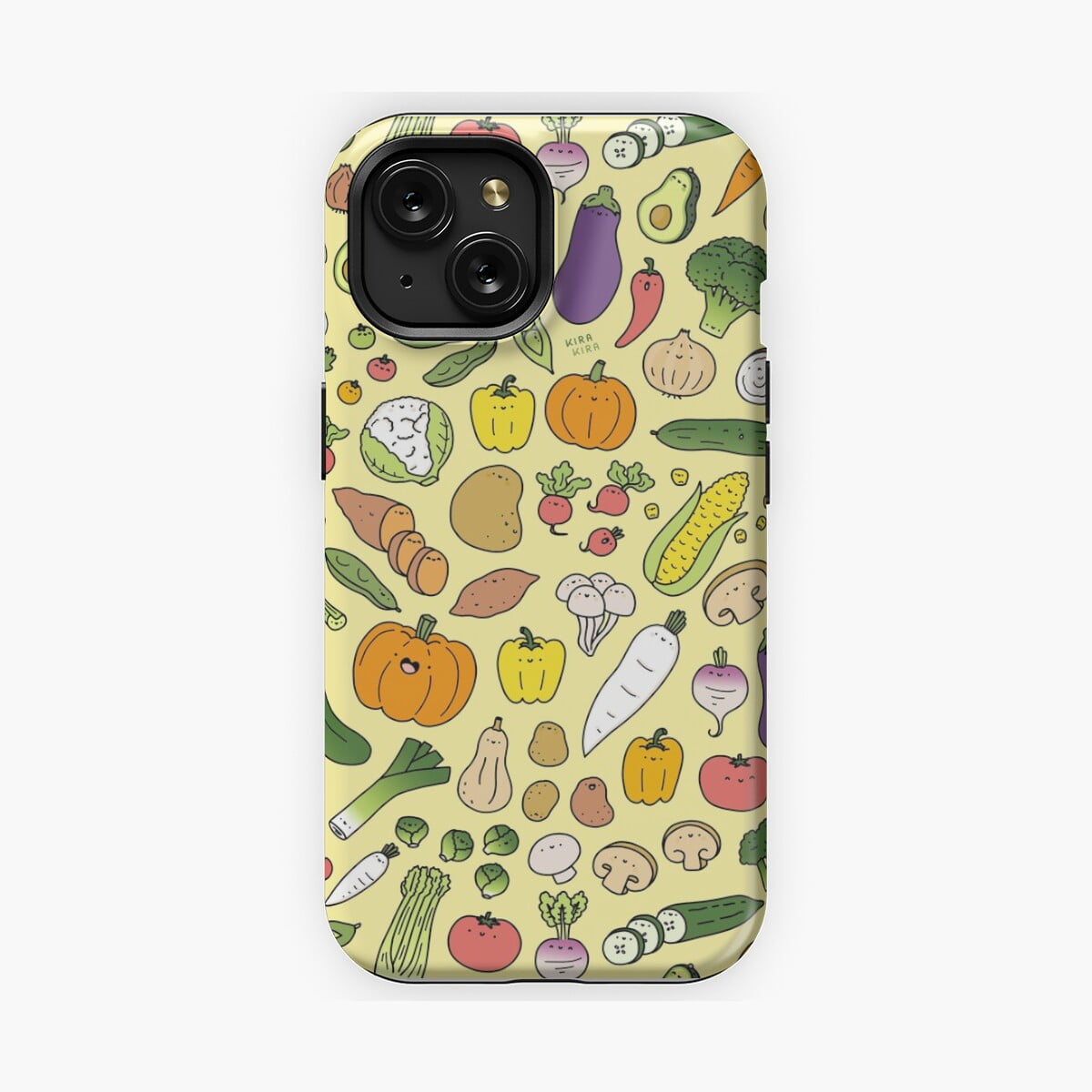 Latimore Protective iPhone Case Veggie Friends Phone Case Cute Doodle ...