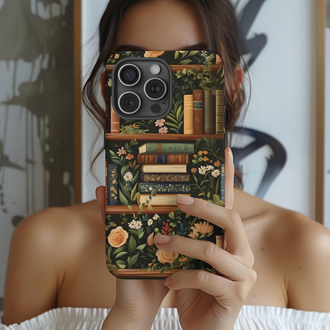 Latimore Protective iPhone Case Wildflower CottageCore Bookish Phone ...