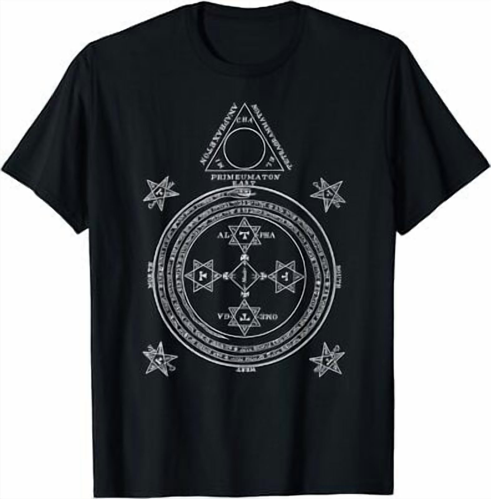 Latimore The Magical Circle Of King Solomon Sigil Goetia Circle T-Shirt ...