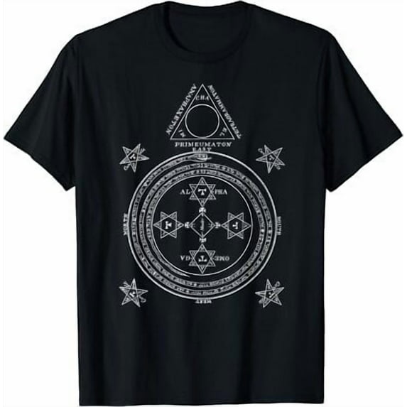 Latimore The Magical Circle Of King Solomon Sigil Goetia Circle T-Shirt ...