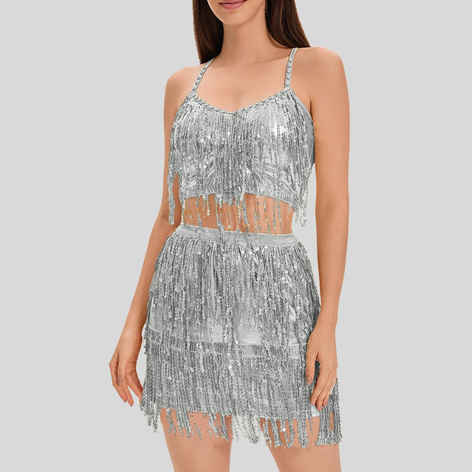 Latin Dance Competition Performance Clothes Bar Stage Performance ...