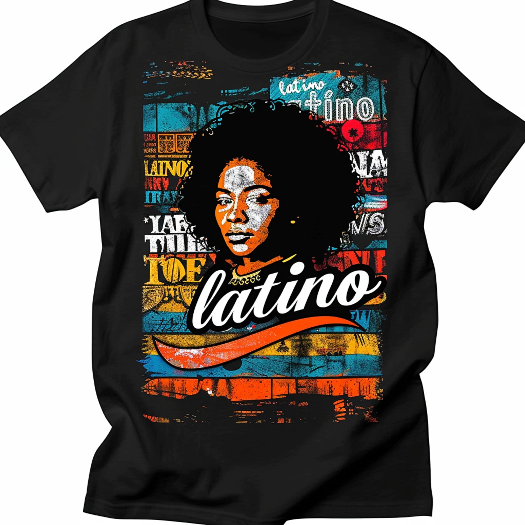 Latin Heritage Pride: Vibrant T Shirt Design Celebrating Culture and ...