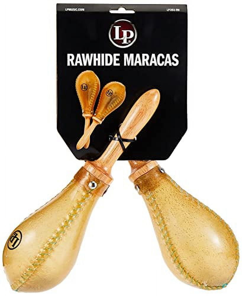 Latin Percussion LP393-RH Salsa Rawhide Maracas Nat'Rl - Walmart.com
