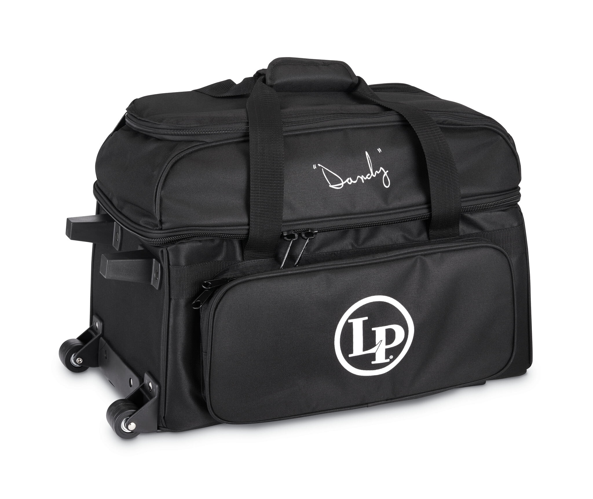 Latin Percussion LP5420 Signature Deluxe Bongo Bag w/ Wheels - Black ...