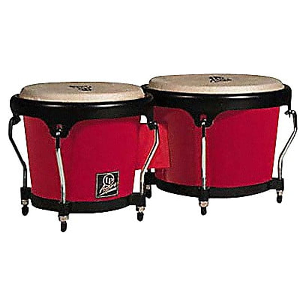 LP Aspire Fiberglass Bongos, Red/Black - Walmart.com