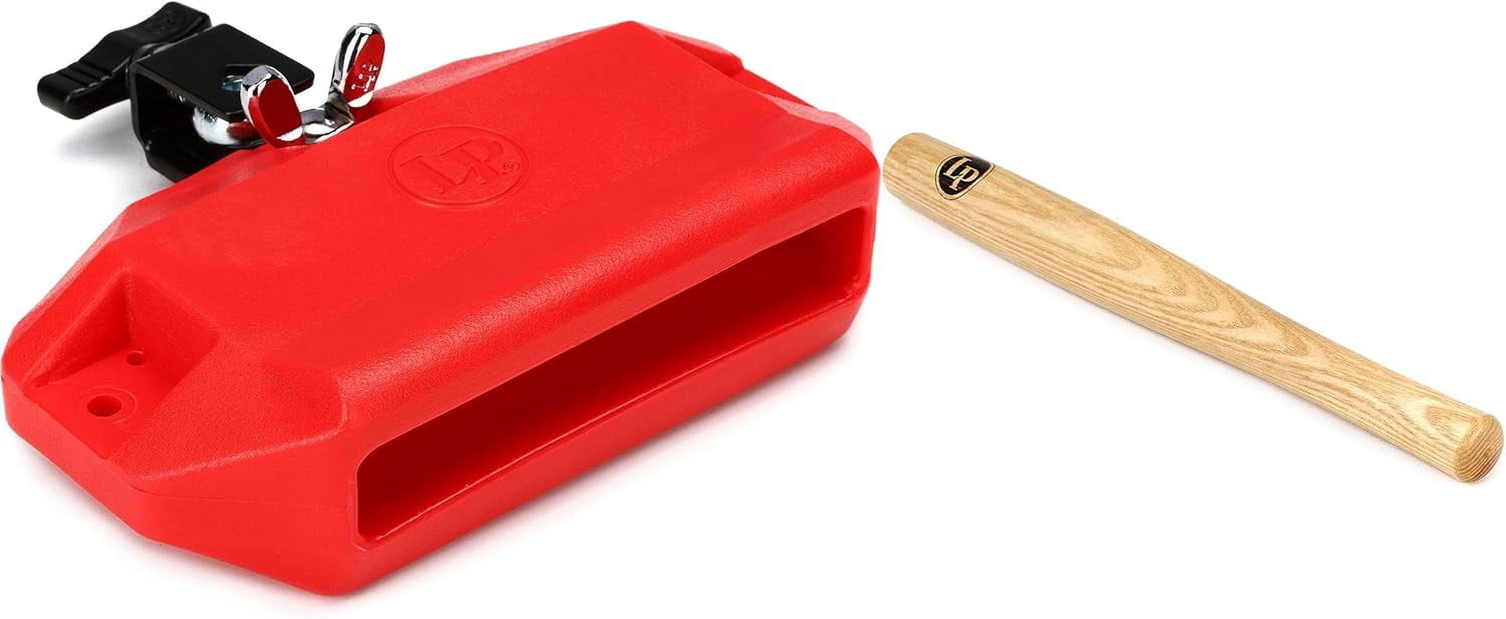 Latin Percussion Medium Pitch Jam Block with Bracket and Pro Cowbell ...