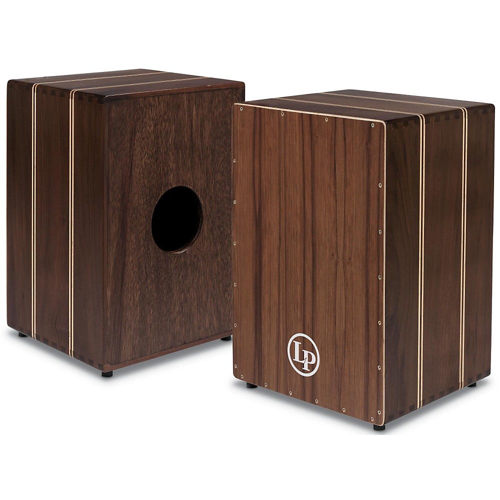 Latin Percussion Peruvian Solid Walnut String Cajon - Walmart.com