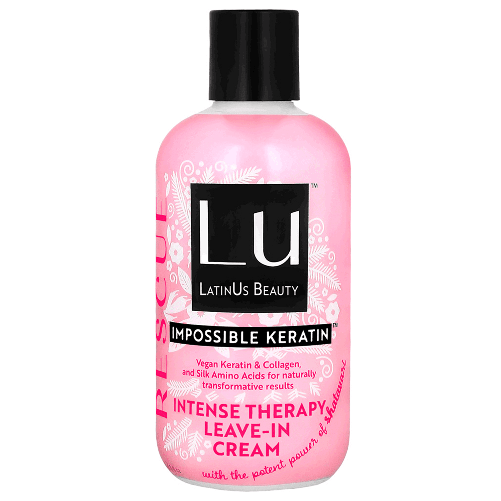 LatinUs Beauty Rescue Intense Therapy Leave-in Cream Conditioner for ...