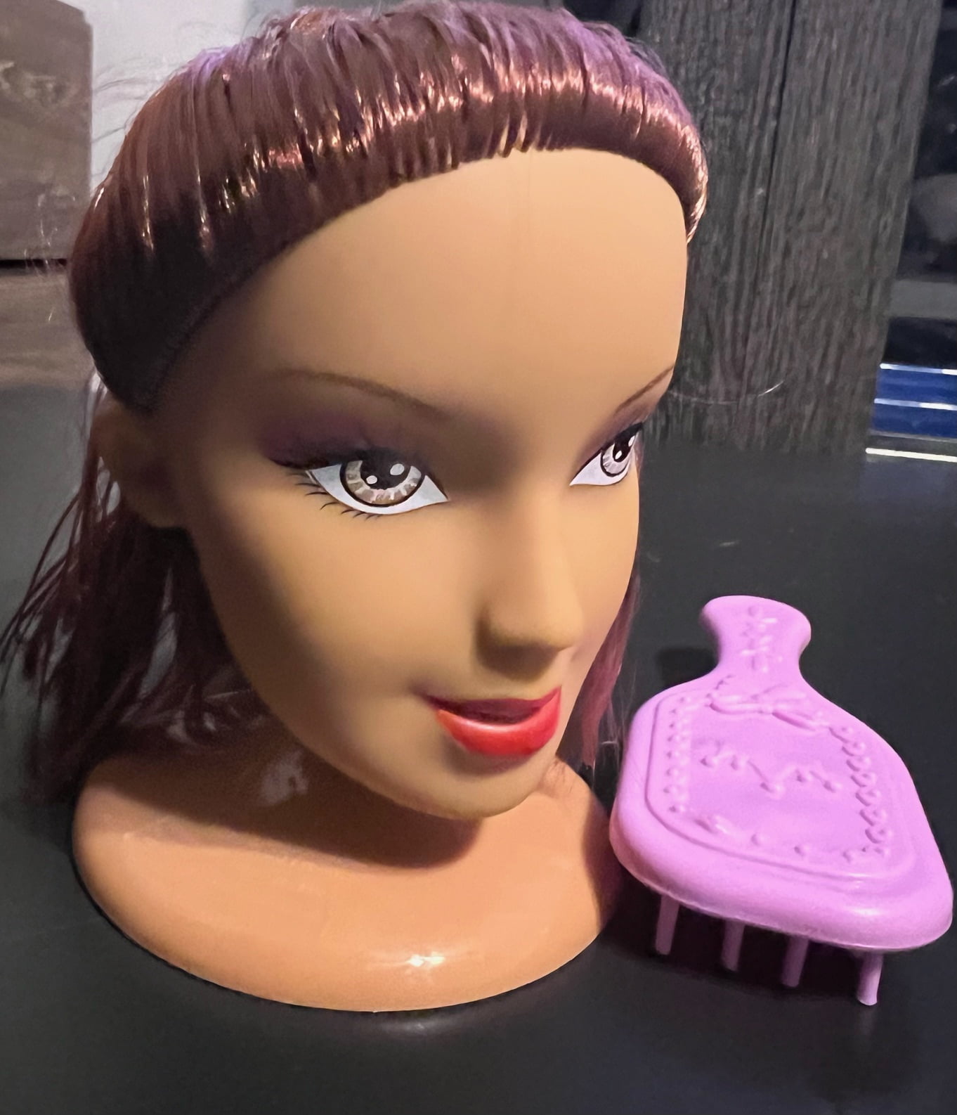 Latina Fashion Doll Styling Head With Comb Go Styling Head, Black Hair ...