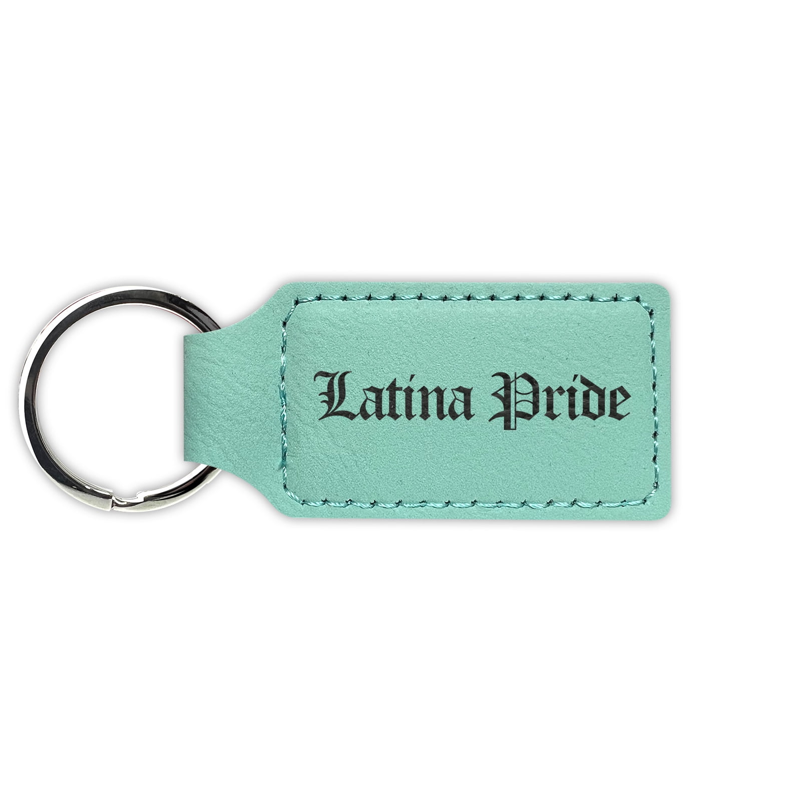 Latina Pride Keychain Leatherette Rectangle - Laser Engraved - Many ...