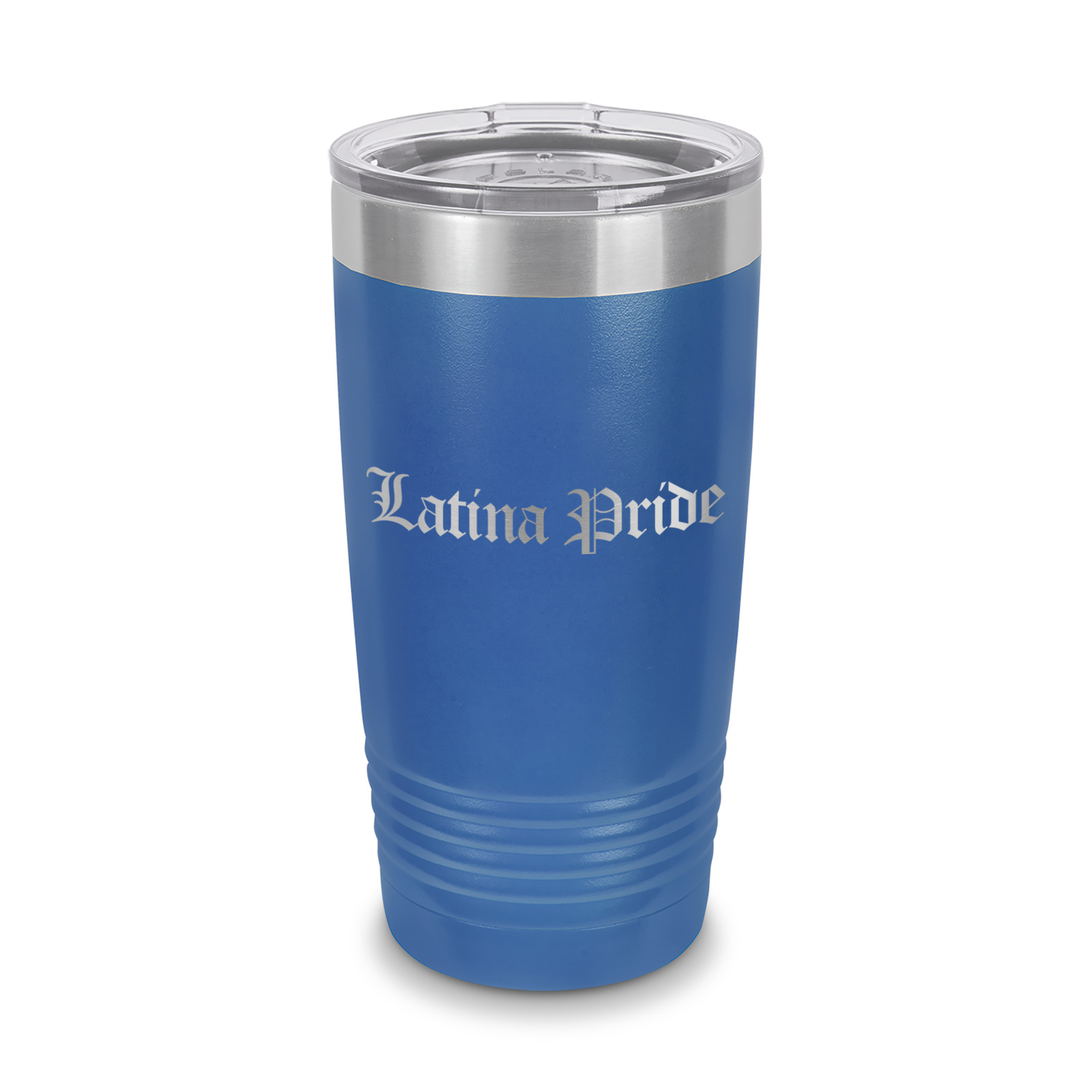 Latina Pride Tumbler 20 oz - Laser Engraved w/ Clear Lid - Stainless ...