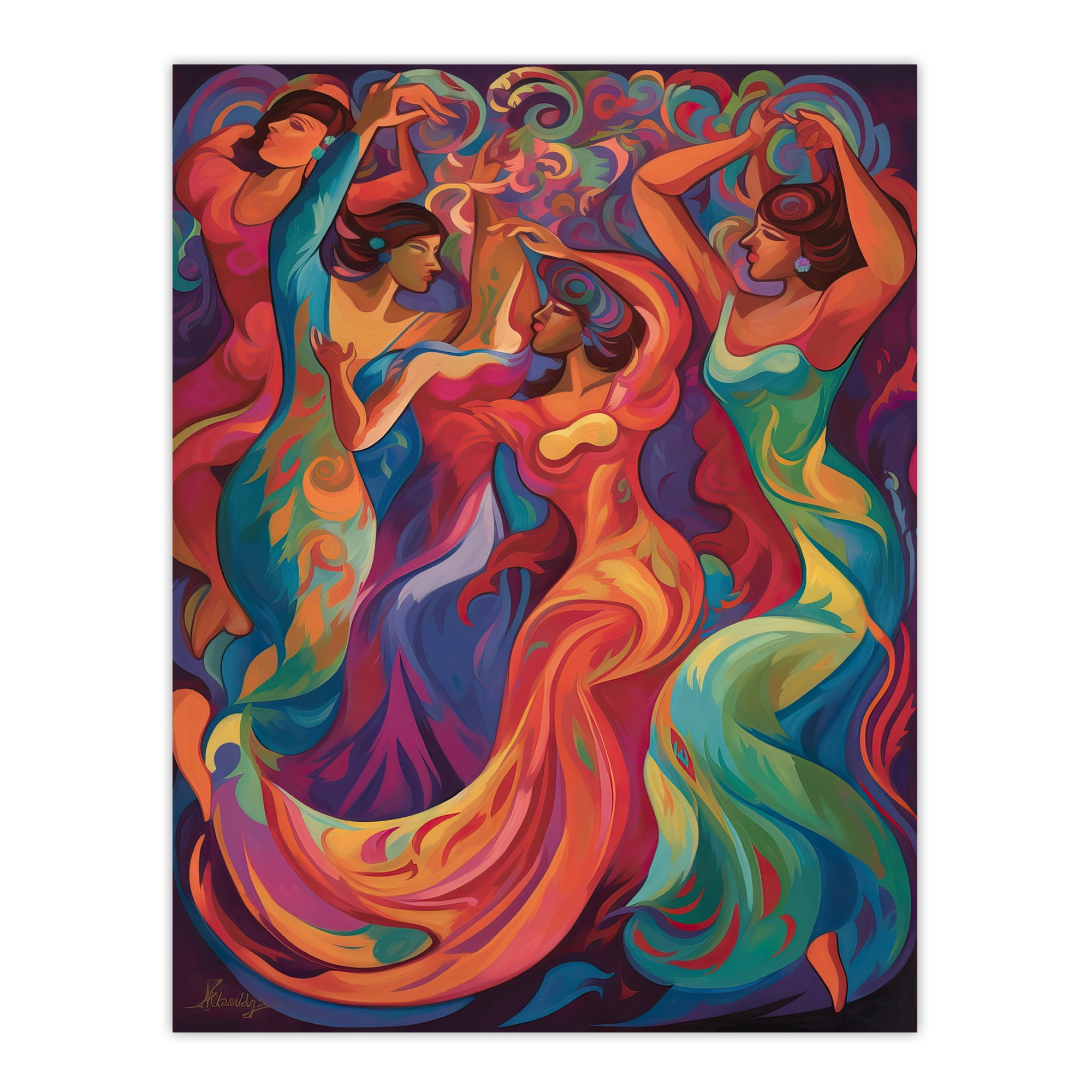 Latino Traditional Dance Pastels South America Colourful Bright Bold ...