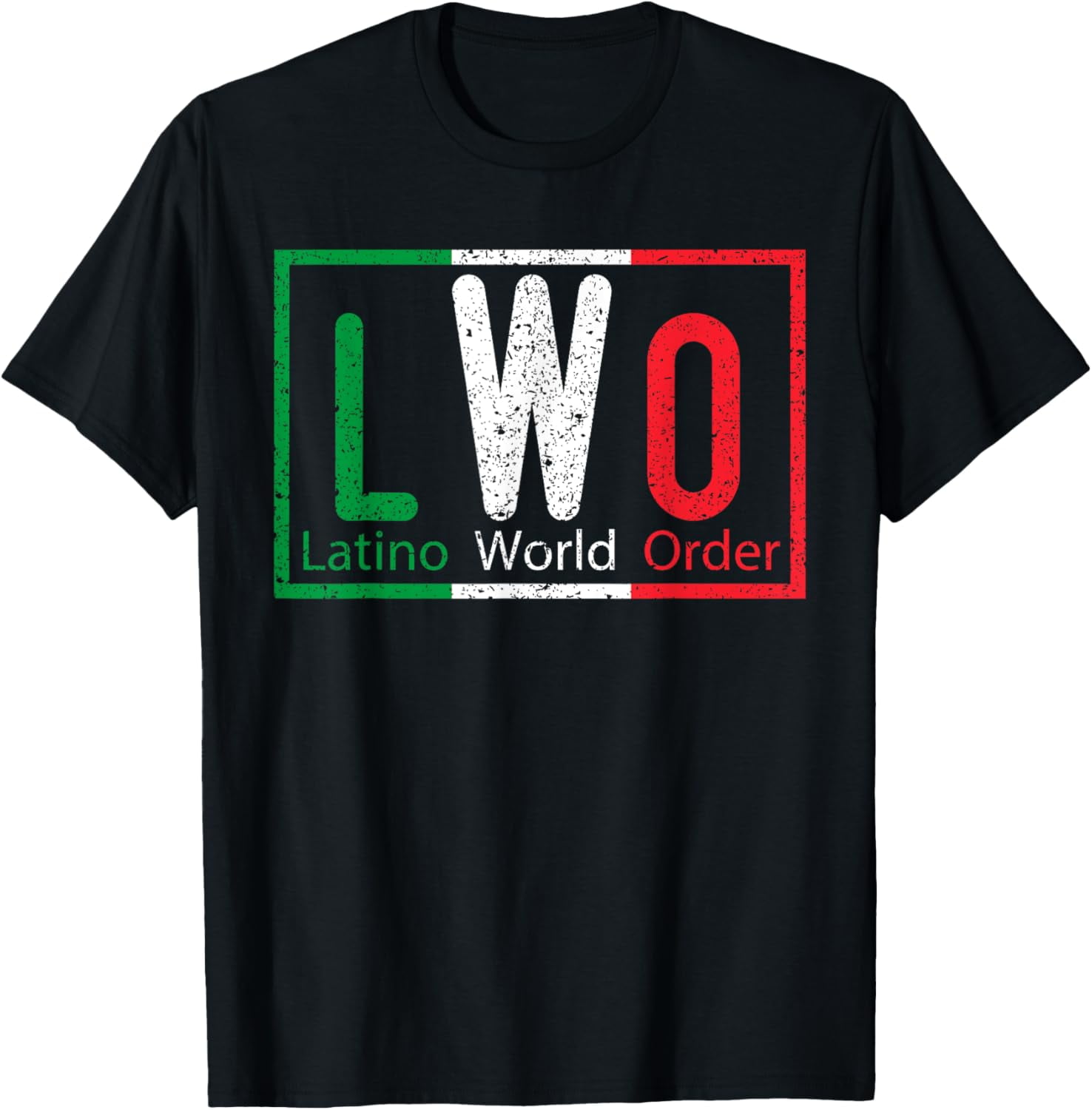 Latino World Order T-Shirt men and women can wear, black, white, gifts ...