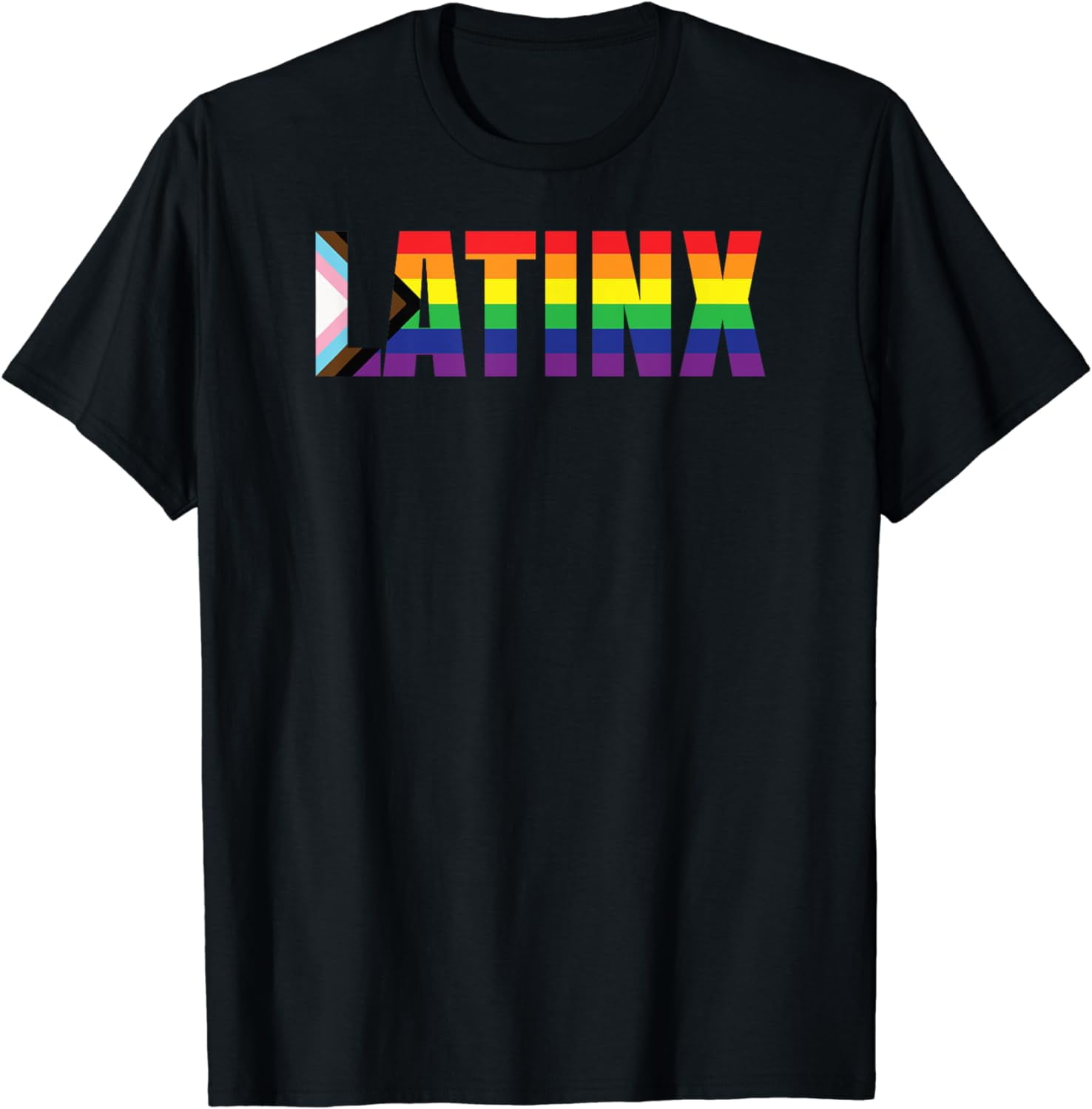 Latinx LGBT Pride Latina Latino Hispanic Flag Mexican Gay Cotton T ...
