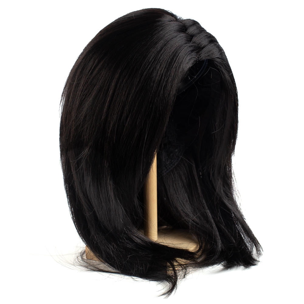 Latisha Collection Synthetic Natural Black Lace-Front Doll Wig ...