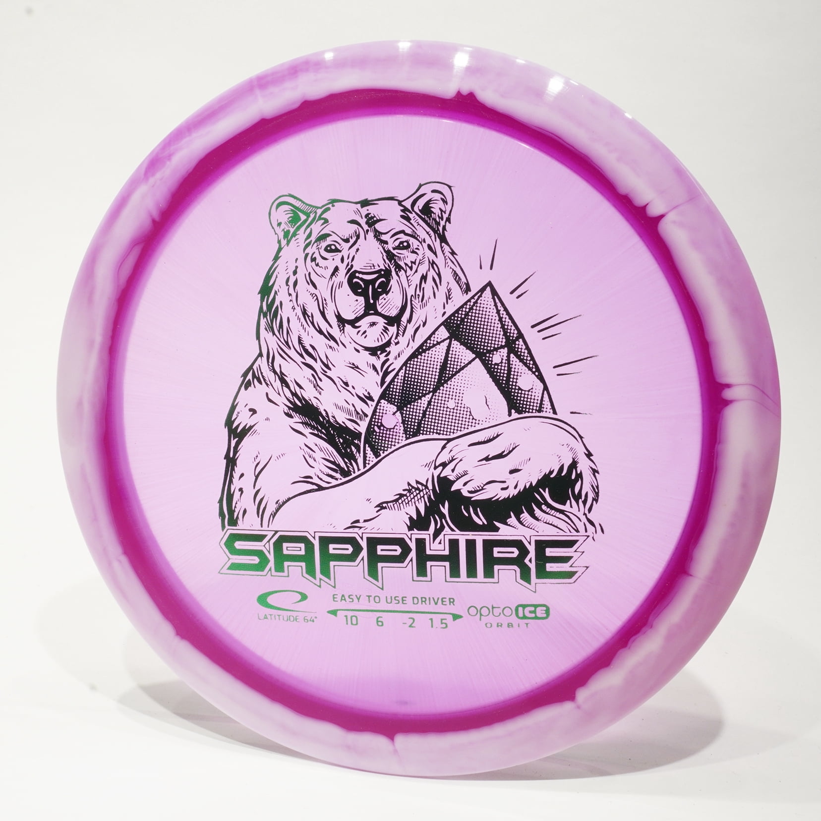 Latitude 64 Opto Ice Orbit Sapphire Disc Golf Distance Driver - Walmart.com
