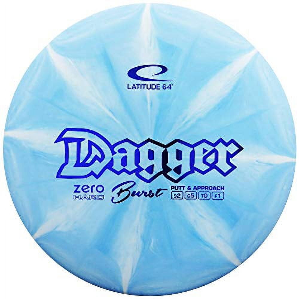 Latitude 64 Zero Hard Burst Dagger Putt & Approach Golf Disc [Colors May Vary] - 173-176g ...