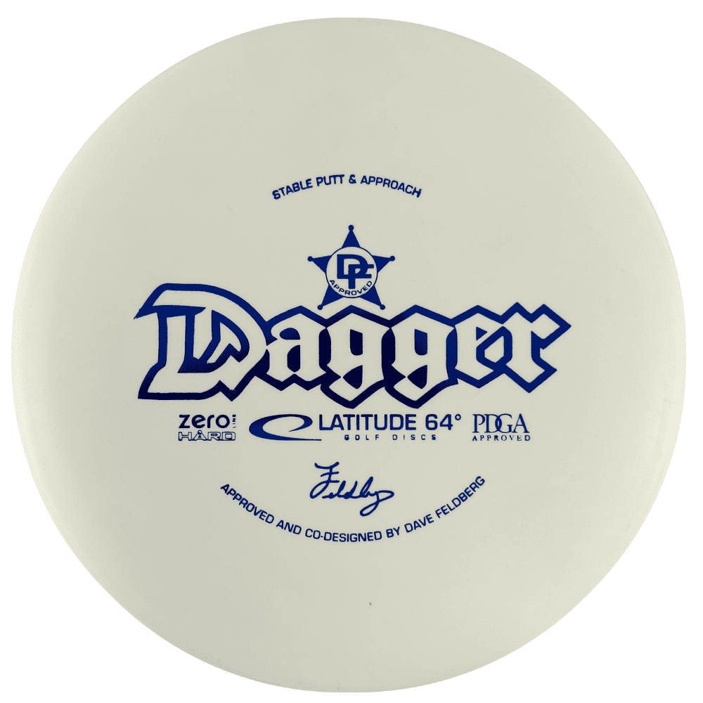 Latitude 64 Zero Line Hard Dagger Putter Golf Disc - 173-176g - Walmart.com