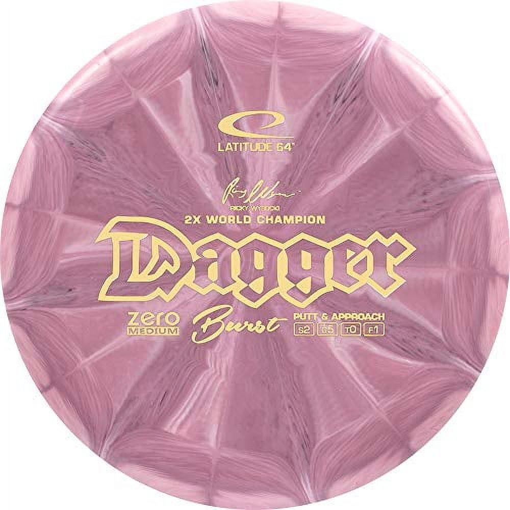 Latitude 64 Zero Medium Burst Dagger Putt & Approach Golf Disc [Colors ...