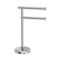 Gatco Countertop Two Arm Pivot Towel Holder Stand, Chrome - Walmart.com